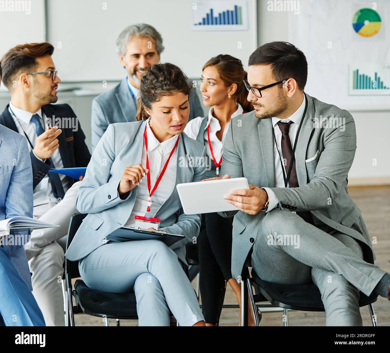 business meeting conference presentation businessman office seminar ...