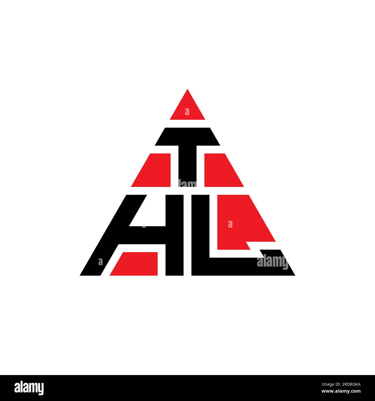 THL triangle letter logo design with triangle shape. THL triangle logo ...