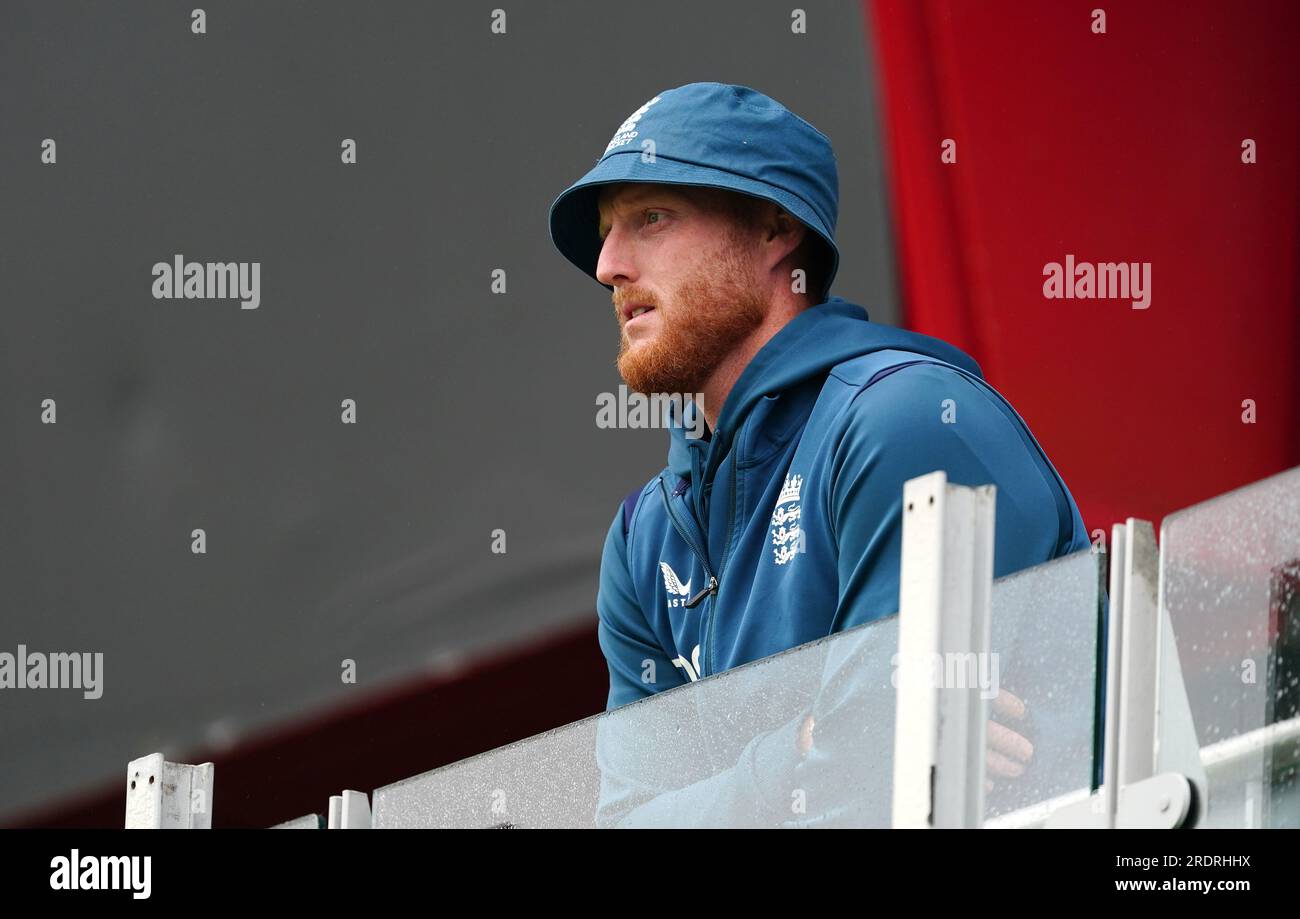 England's Ben Stokes on day five of the fourth LV= Insurance Ashes ...