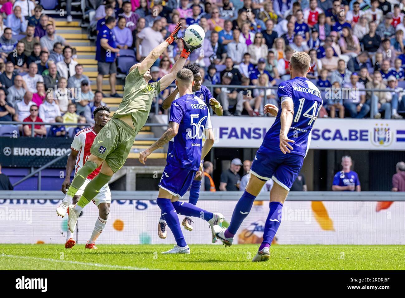 ANDERLECHT, Belgium. 22nd July, 2023. football, Lotto stadium, Dutch ...