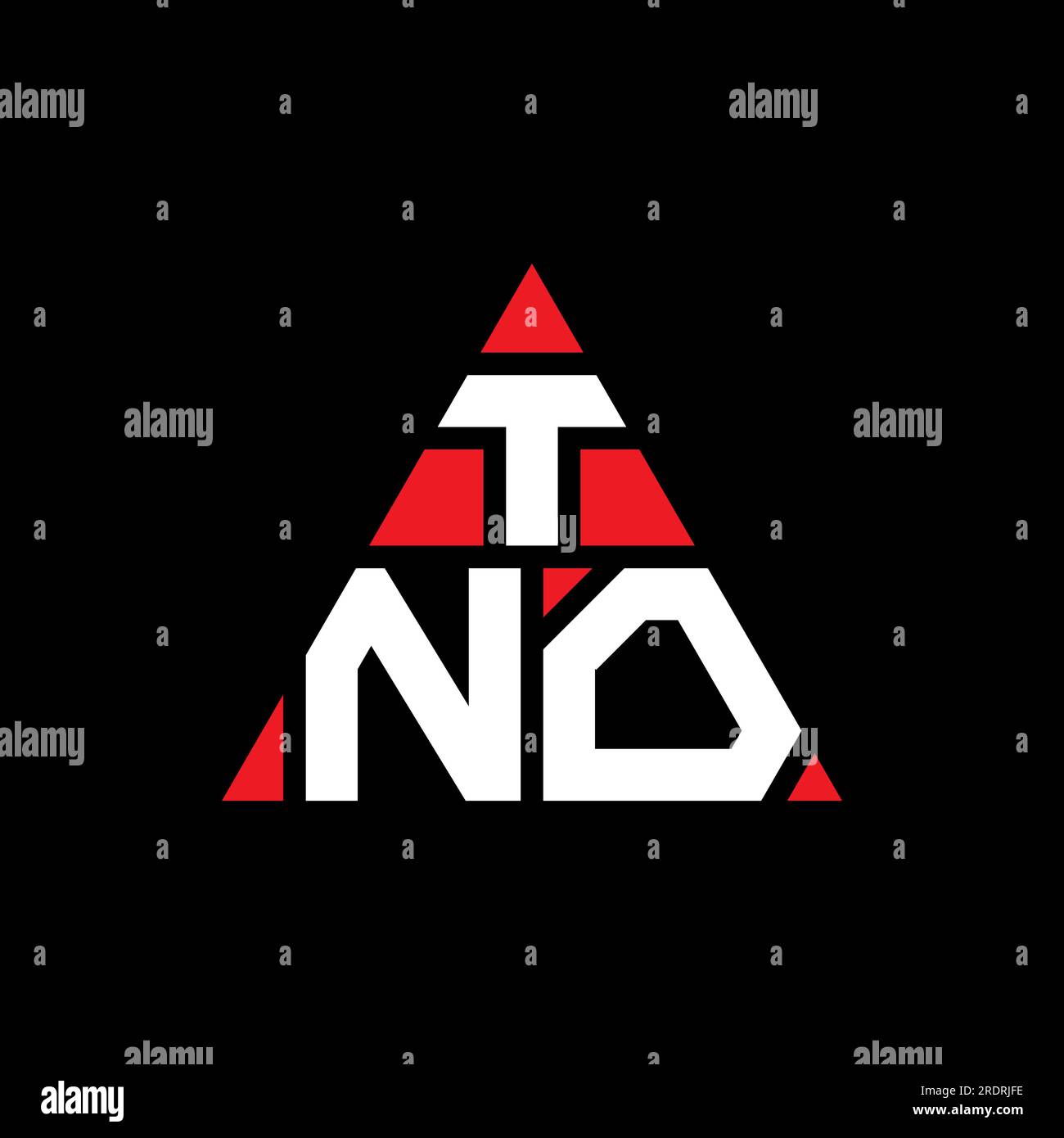 Tno Triangle Letter Logo Design With Triangle Shape Tno Triangle Logo Design Monogram Tno