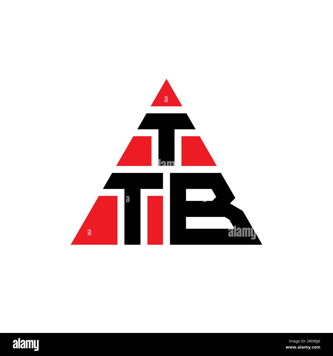 TTB triangle letter logo design with triangle shape. TTB triangle logo ...