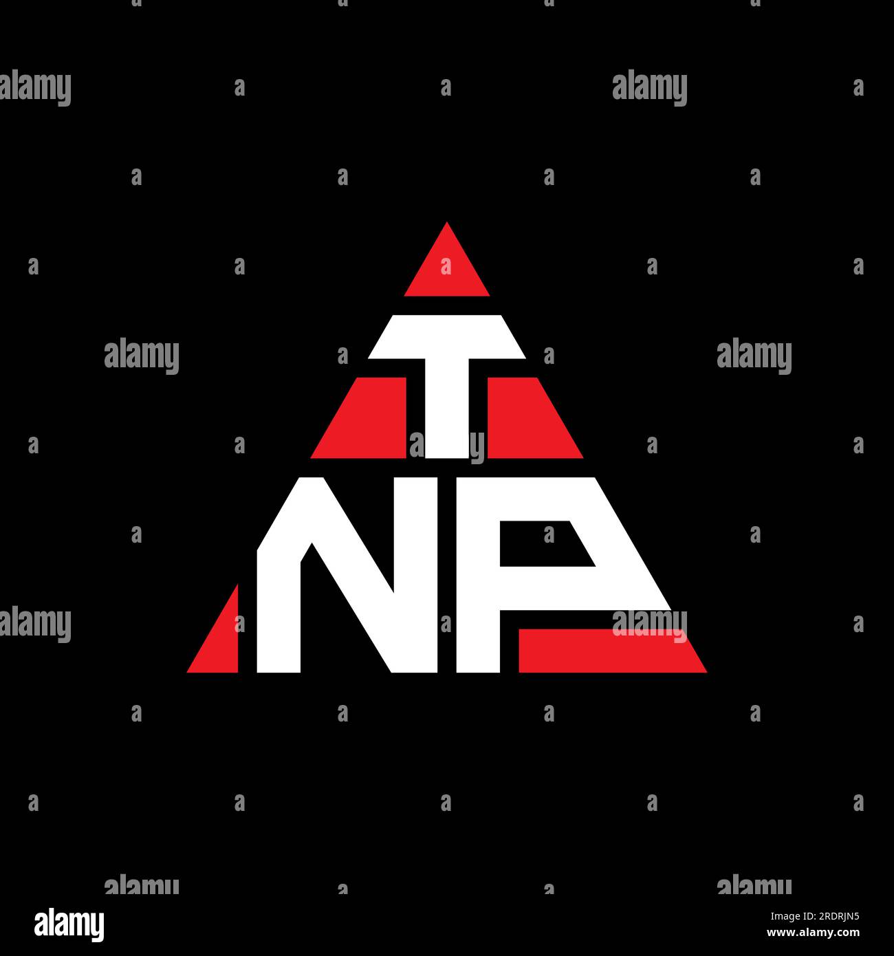 TNP triangle letter logo design with triangle shape. TNP triangle logo design monogram. TNP ...