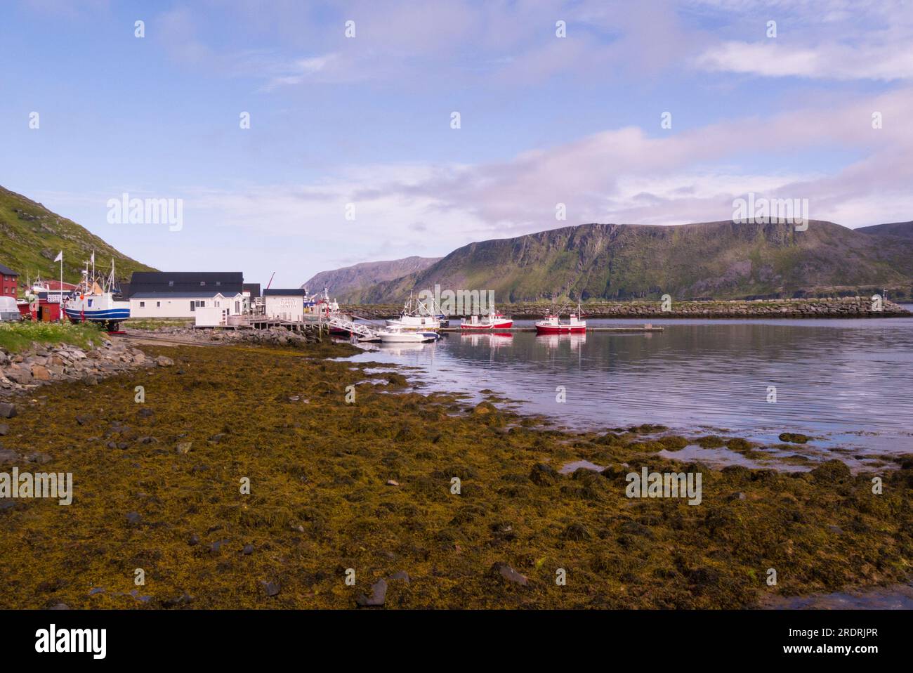 Skarsvag is worlds most northerly fishing village hi-res stock ...