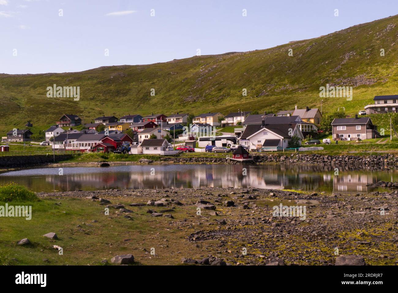 Skarsvåg Nordkapp Municipality in Troms og Finnmark county Norway ...