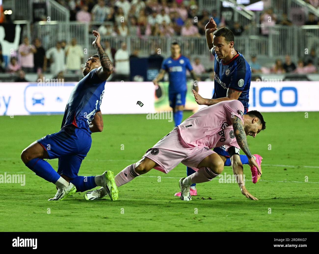 Fort Lauderdale FL, USA. 21st July, 2023. Lionel Messi of Inter Miami ...
