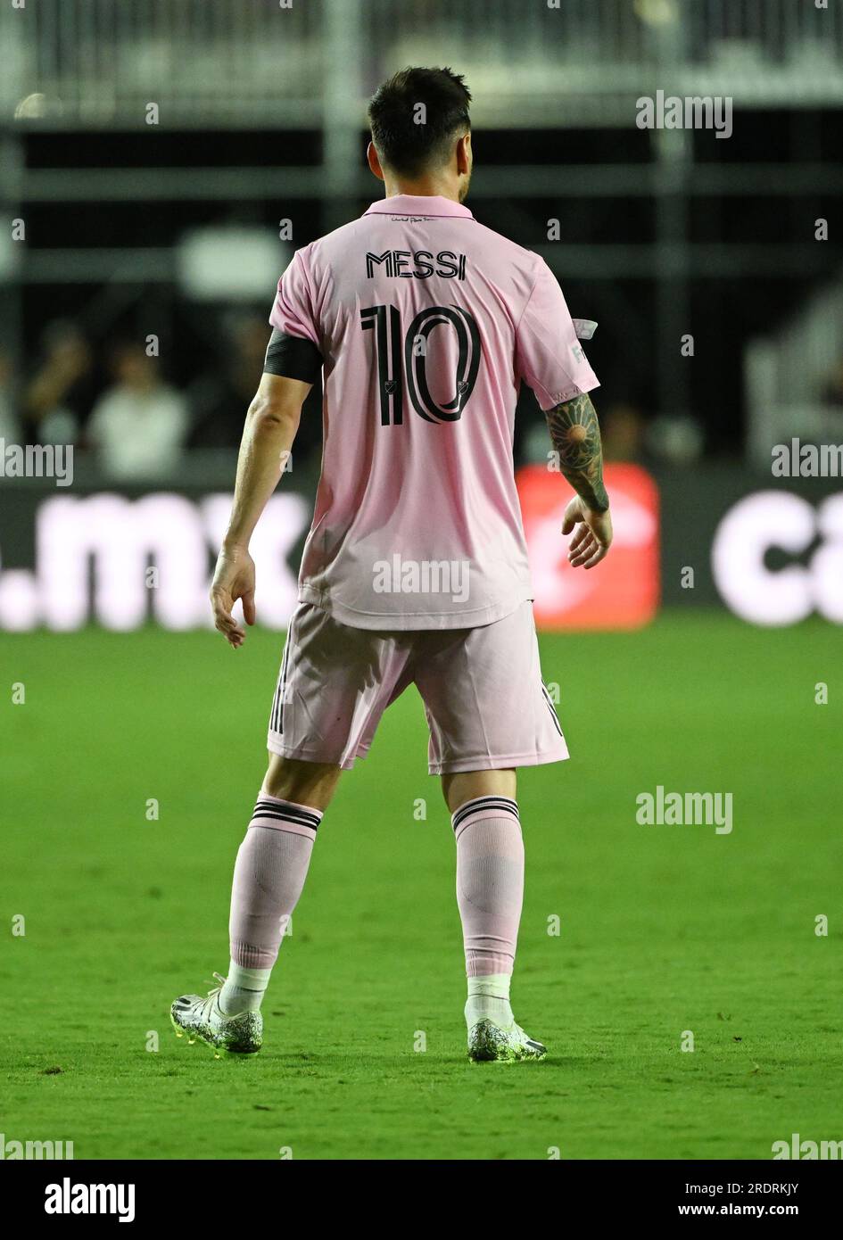 Fort Lauderdale FL, USA. 21st July, 2023. Lionel Messi of Inter Miami ...