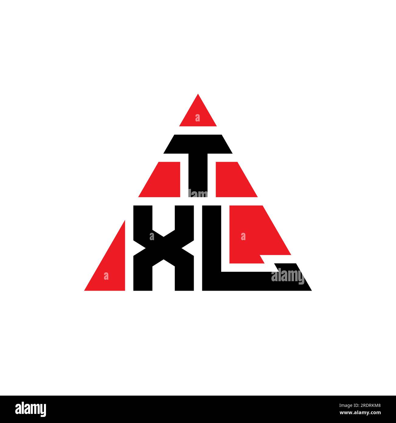 TXL triangle letter logo design with triangle shape. TXL triangle logo ...