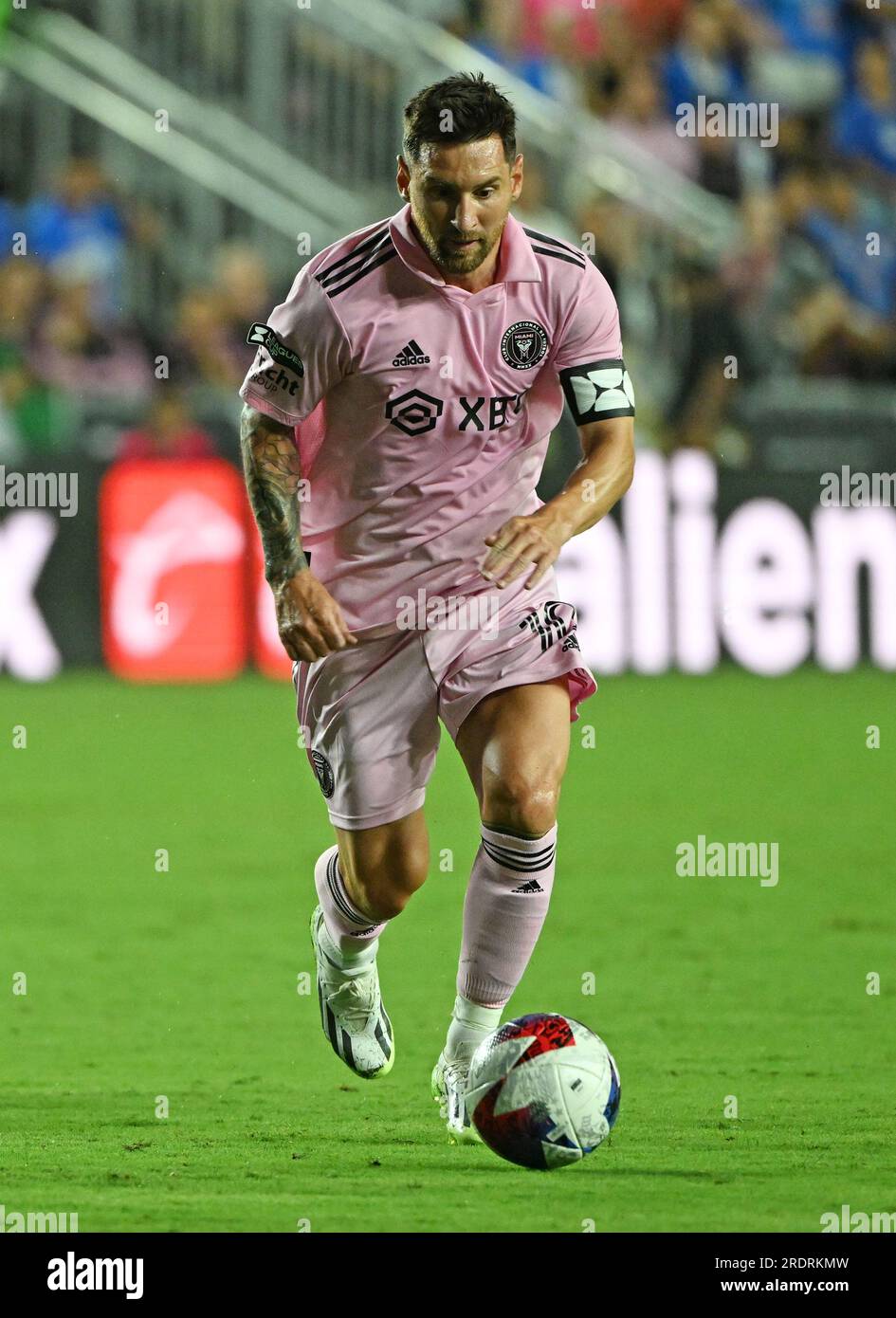 Fort Lauderdale FL, USA. 21st July, 2023. Lionel Messi of Inter Miami ...