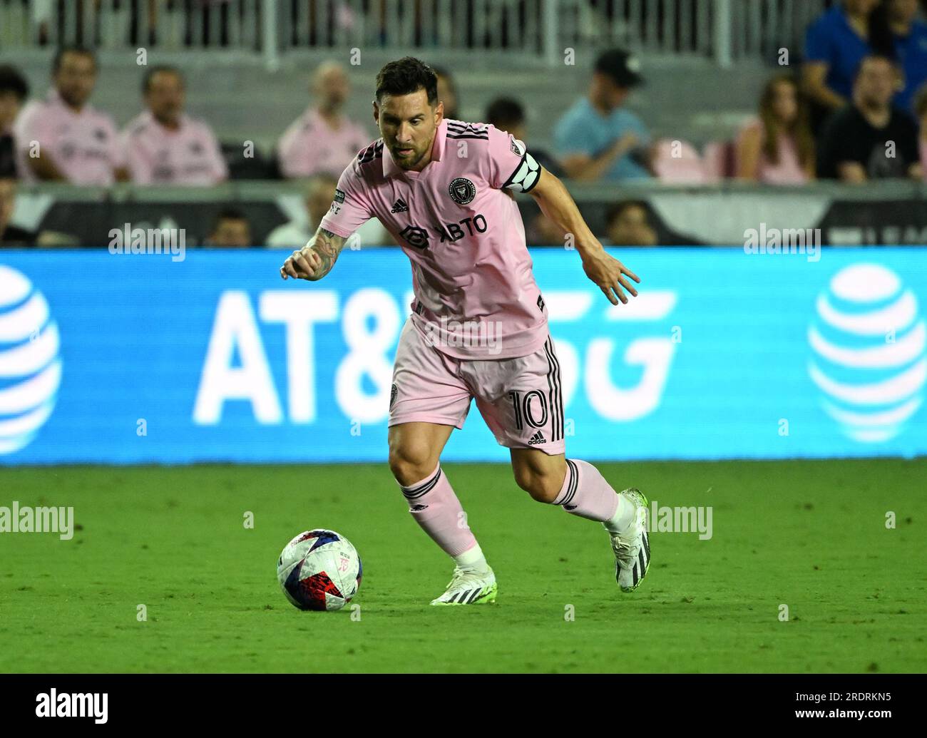 Fort Lauderdale FL, USA. 21st July, 2023. Lionel Messi of Inter Miami ...