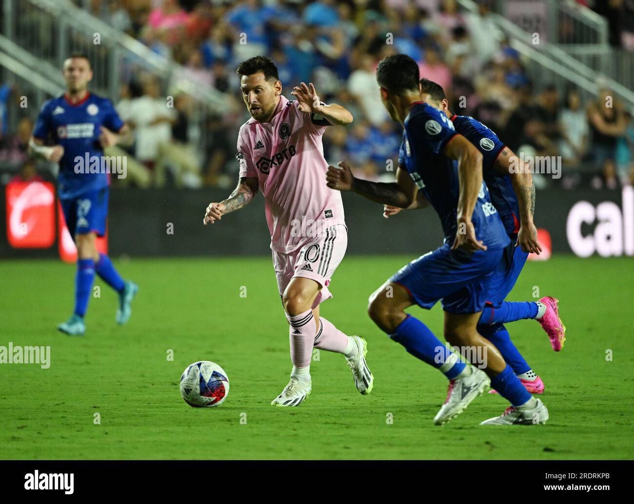 Fort Lauderdale FL, USA. 21st July, 2023. Lionel Messi of Inter Miami ...