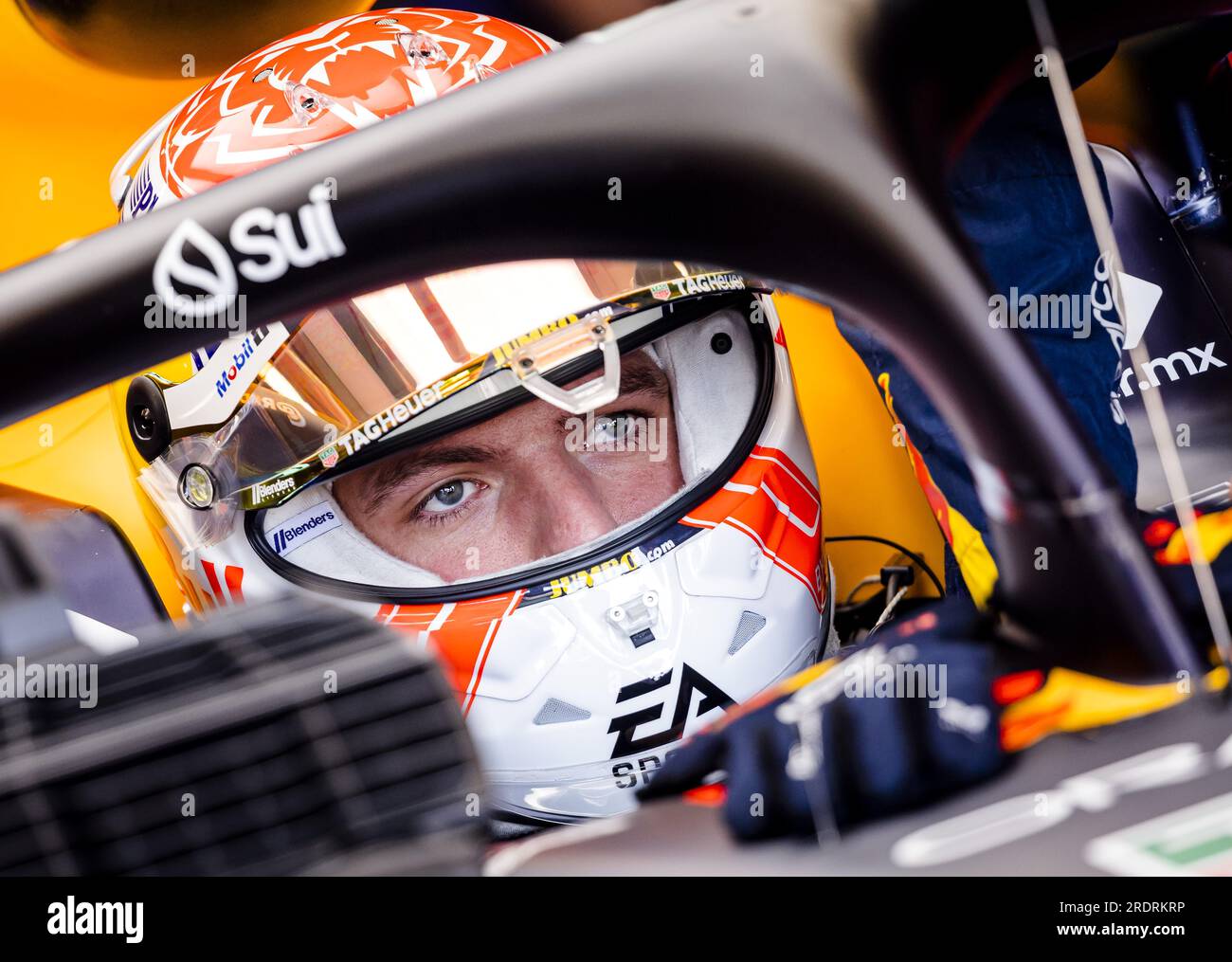 BUDAPEST - Max Verstappen (Red Bull Racing) ahead of the Hungarian ...