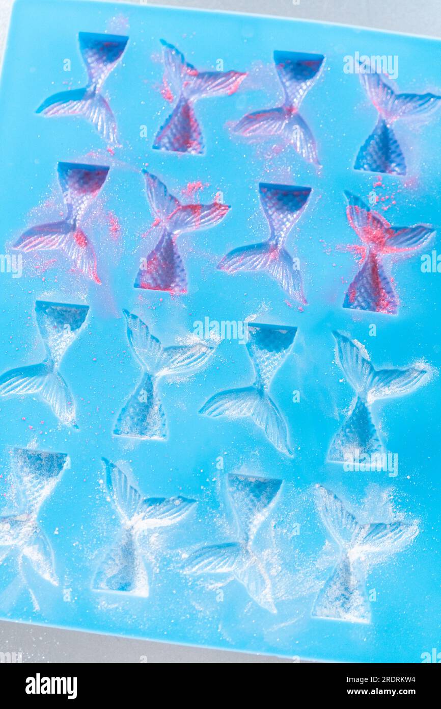 Chocolate mermaid tails Stock Photo - Alamy