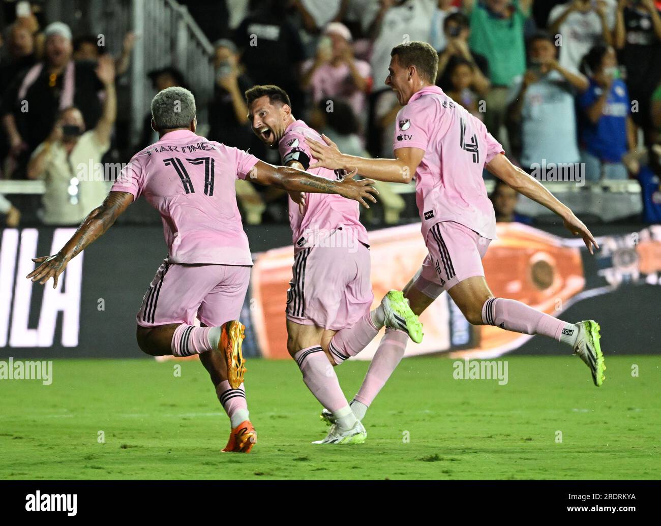 Lionel messi inter miami first game hi-res stock photography and images ...