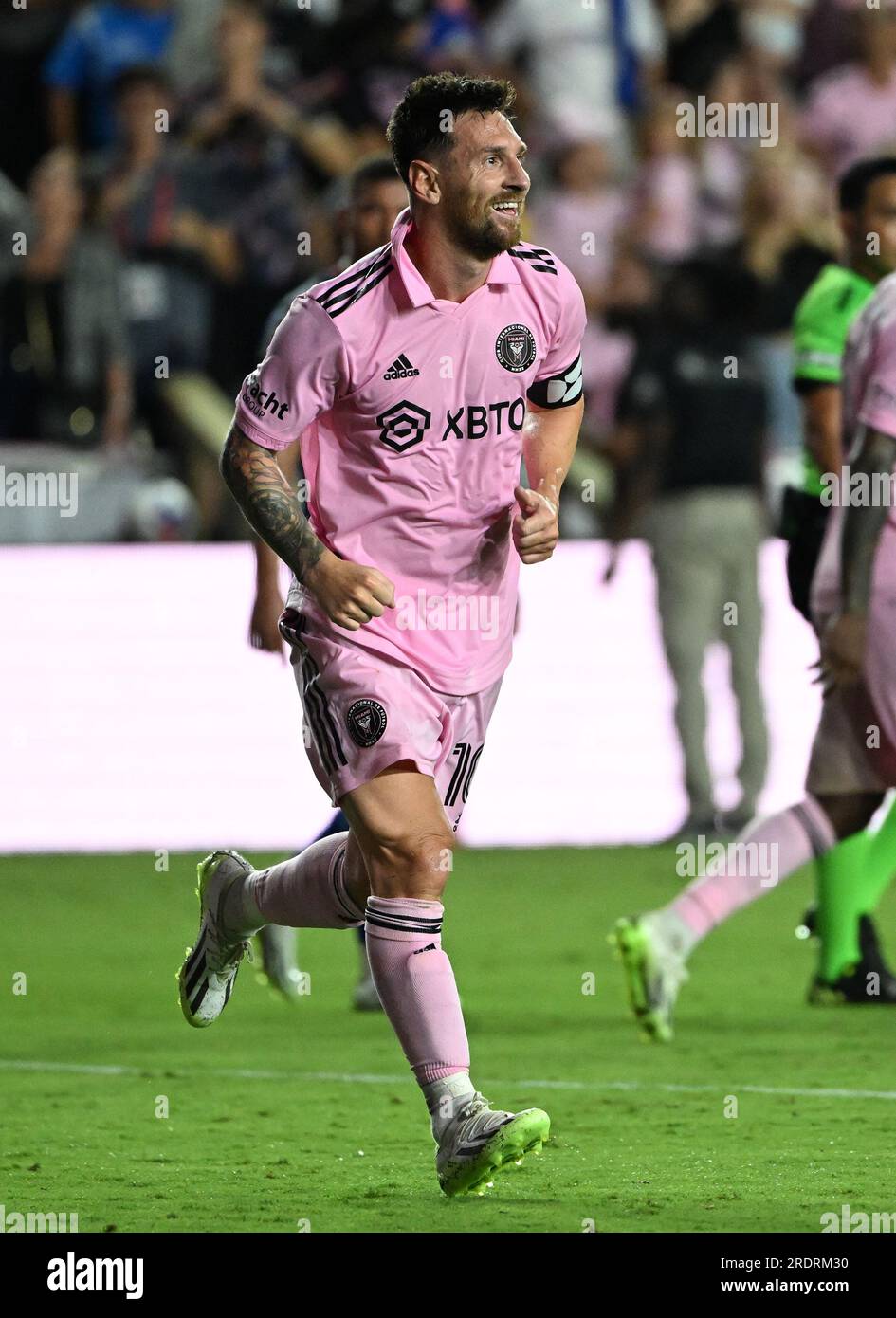 Fort Lauderdale FL, USA. 21st July, 2023. Lionel Messi of Inter Miami ...