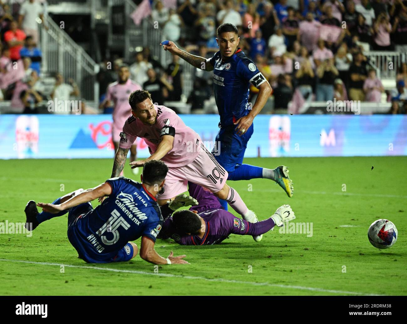 Fort Lauderdale FL, USA. 21st July, 2023. Lionel Messi of Inter Miami ...
