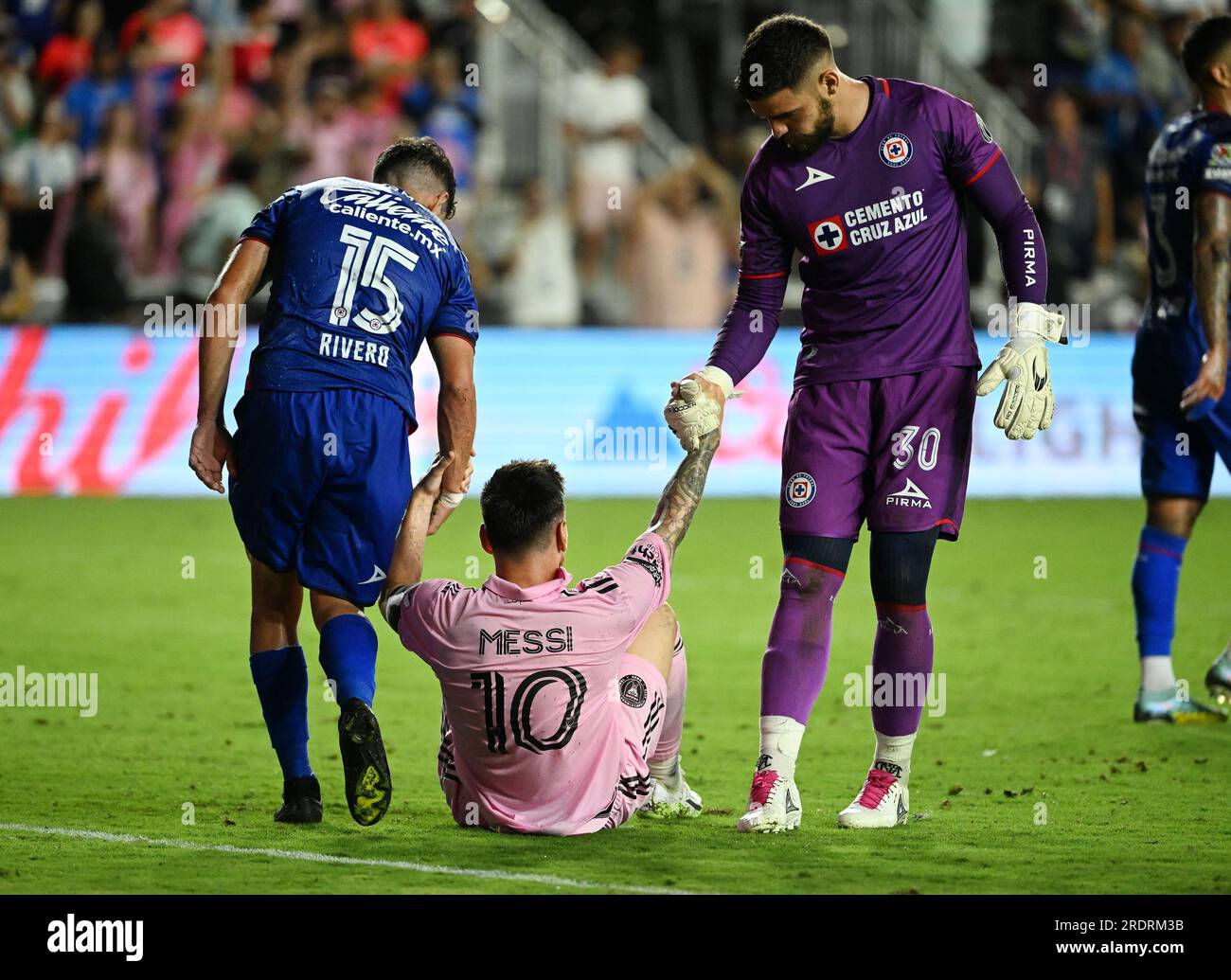 Fort Lauderdale FL, USA. 21st July, 2023. Lionel Messi of Inter Miami ...