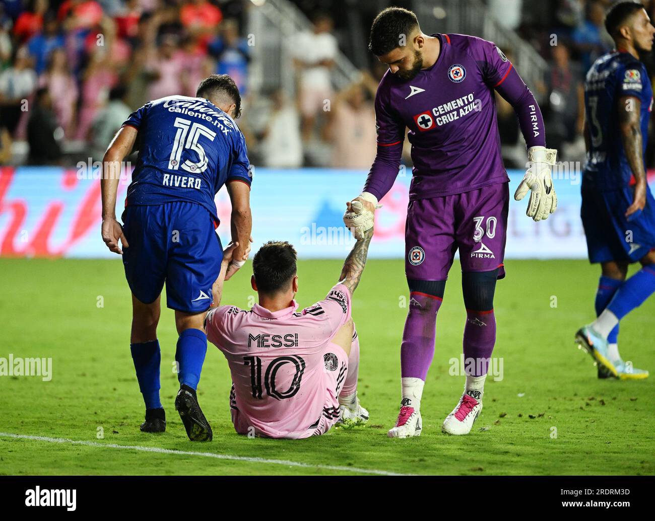 Fort Lauderdale FL, USA. 21st July, 2023. Lionel Messi of Inter Miami ...