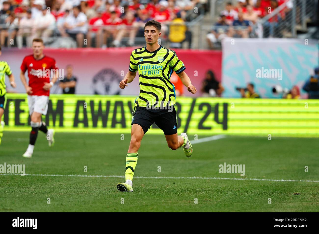 EAST RUTHERFORD, NJ - JULY 22: Kai Havertz #29 of Arsena during the ...