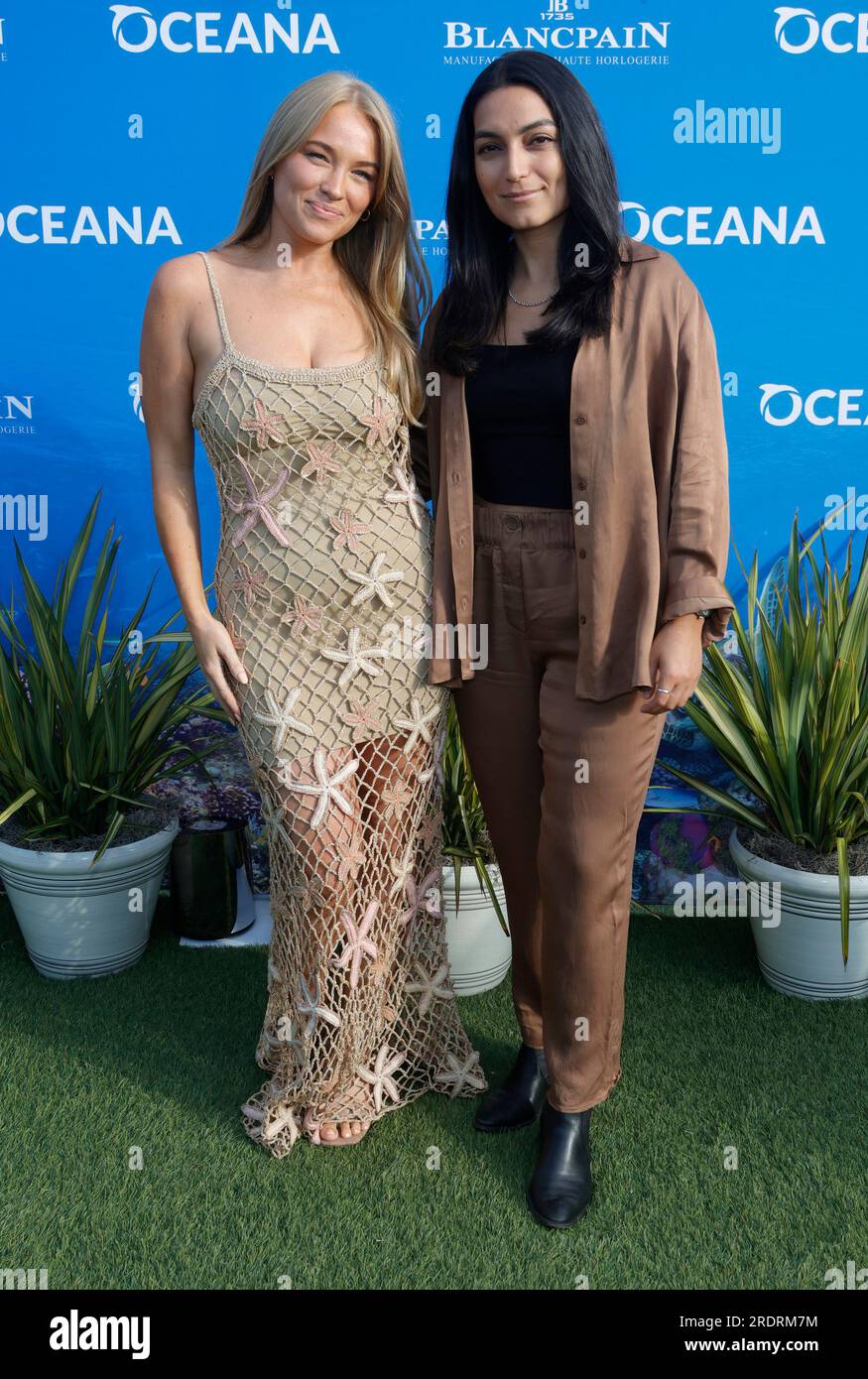 Dana Point, Ca. 22nd July, 2023. Alix Traege, Zoya Biglary at the ...