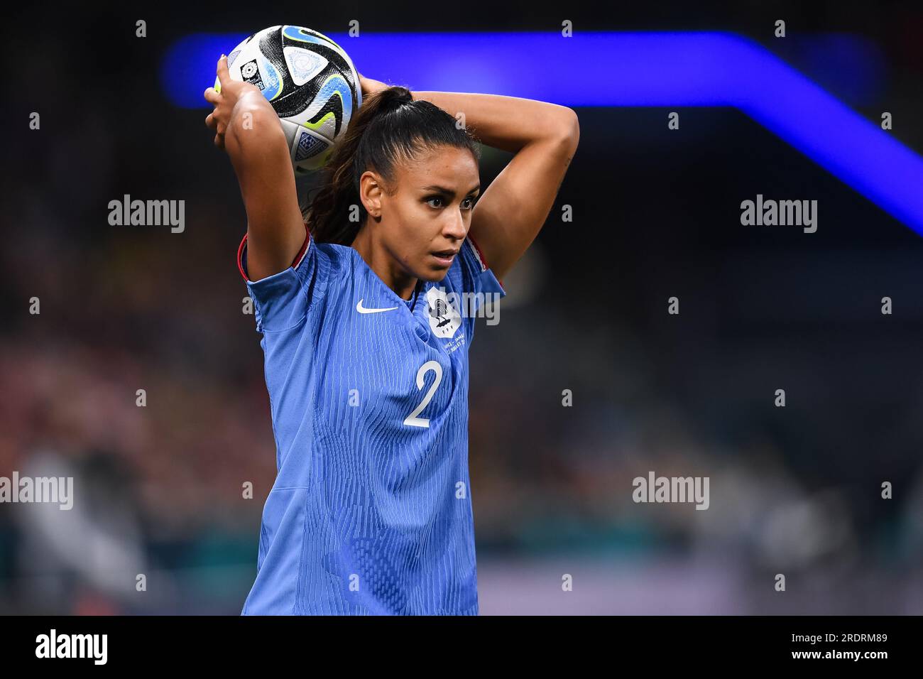 Sydney, Australia, 23 July, 2023. Maelle Lakrar of France throws the ...