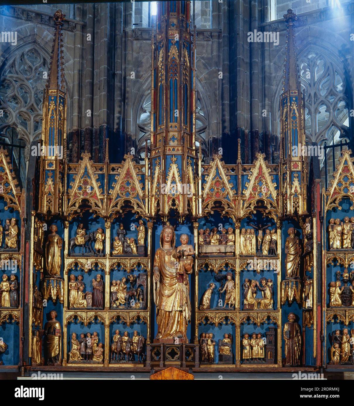 Retablo dedicado a la Virgen de la Estrella. Altar mayor, Catedral de ...
