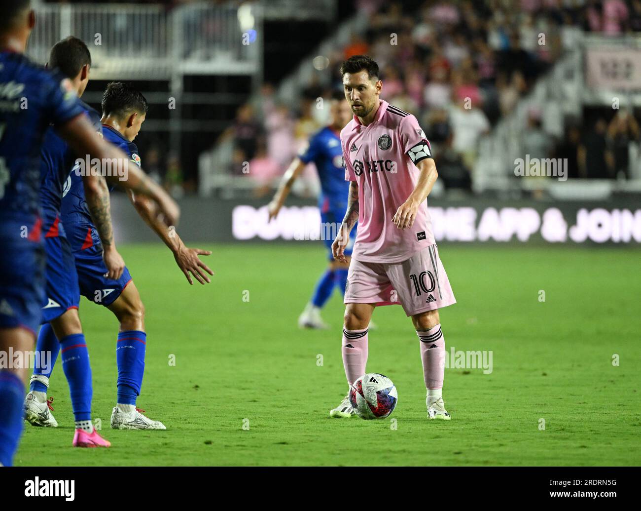 Fort Lauderdale FL, USA. 21st July, 2023. Lionel Messi of Inter Miami ...