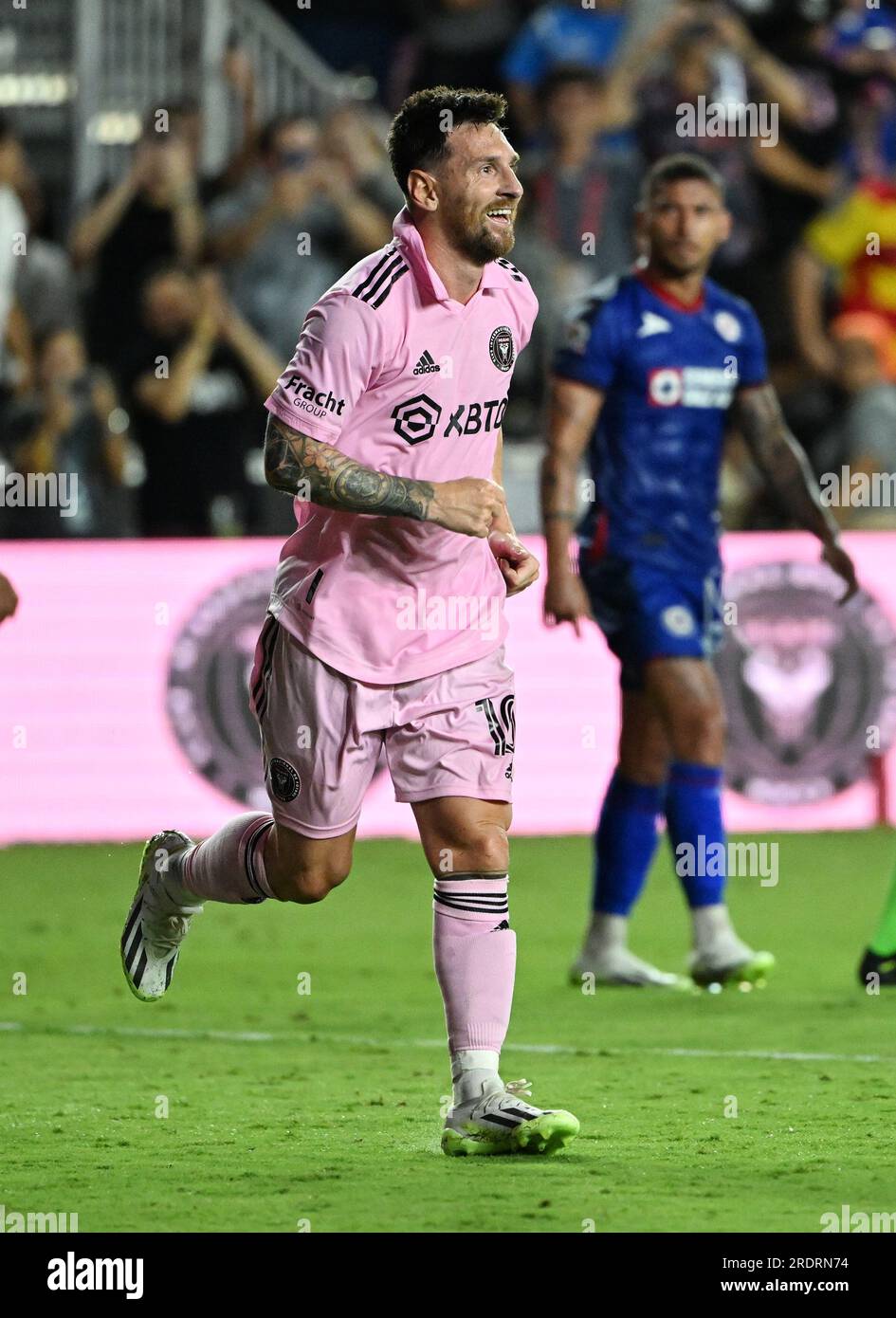 Fort Lauderdale FL, USA. 21st July, 2023. Lionel Messi of Inter Miami ...