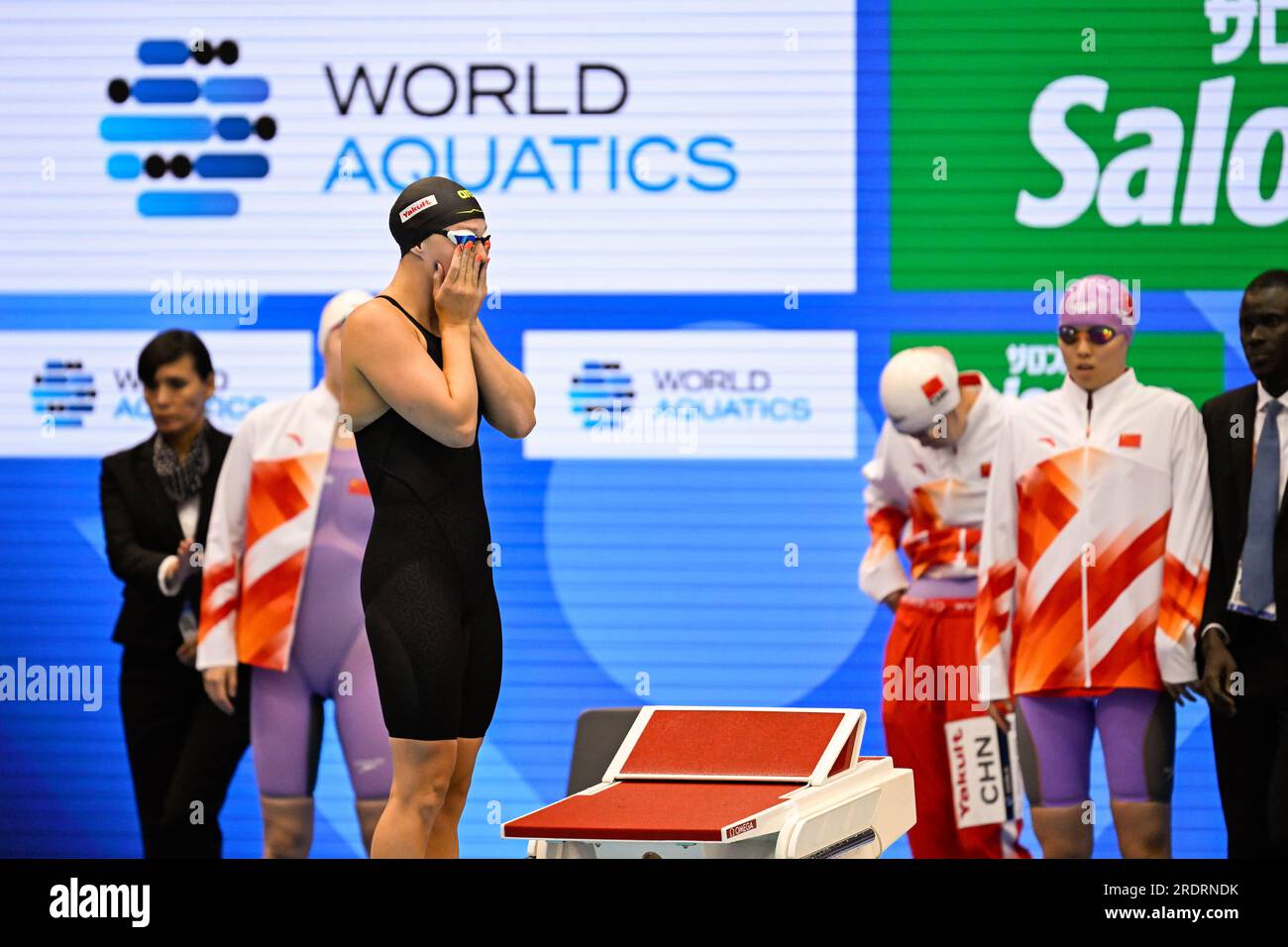 Fukuoka, Japan. 23rd July, 2023. FUKUOKA, JAPAN - JULY 23: Kim Busch of ...
