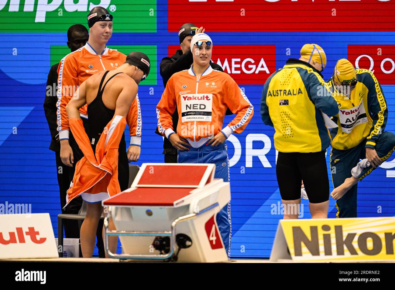 Fukuoka, Japan. 23rd July, 2023. FUKUOKA, JAPAN - JULY 23: Kim Busch of ...