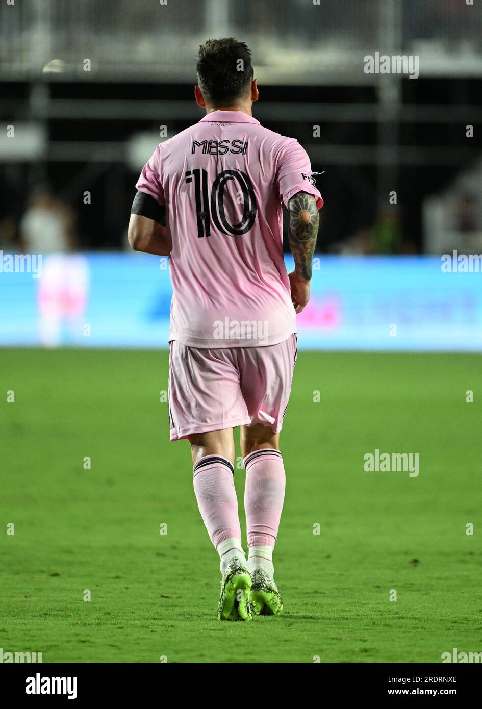 Fort Lauderdale FL, USA. 21st July, 2023. Lionel Messi of Inter Miami ...