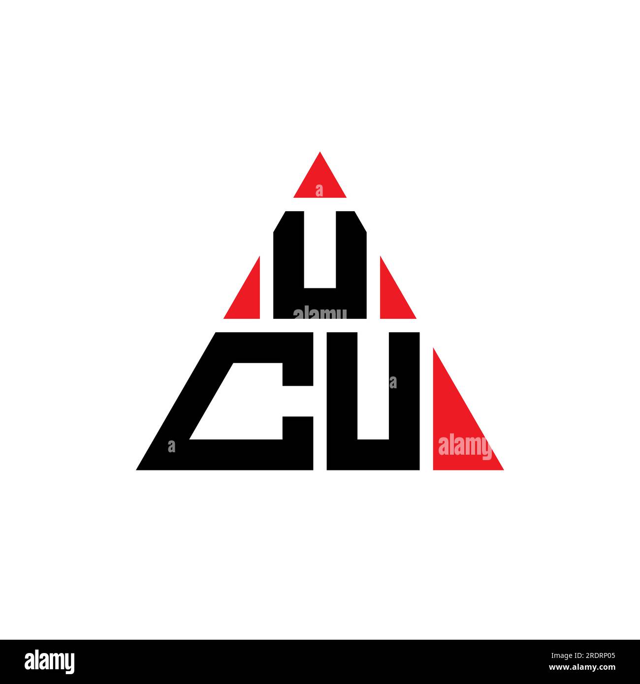 UCU triangle letter logo design with triangle shape. UCU triangle logo ...