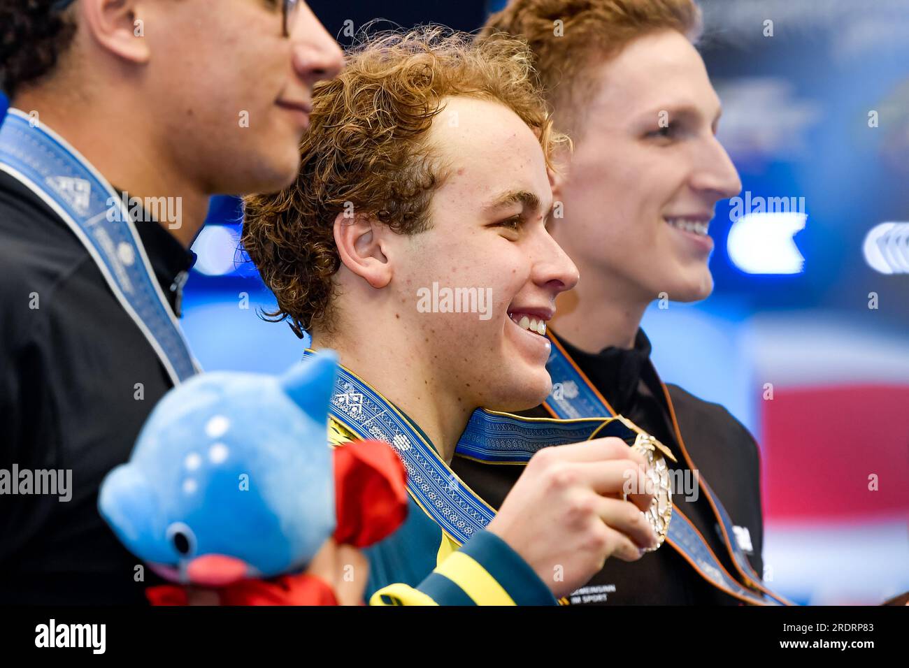 Fukuoka, Japan. 23rd July, 2023. Samuel Short of Australia shows the ...