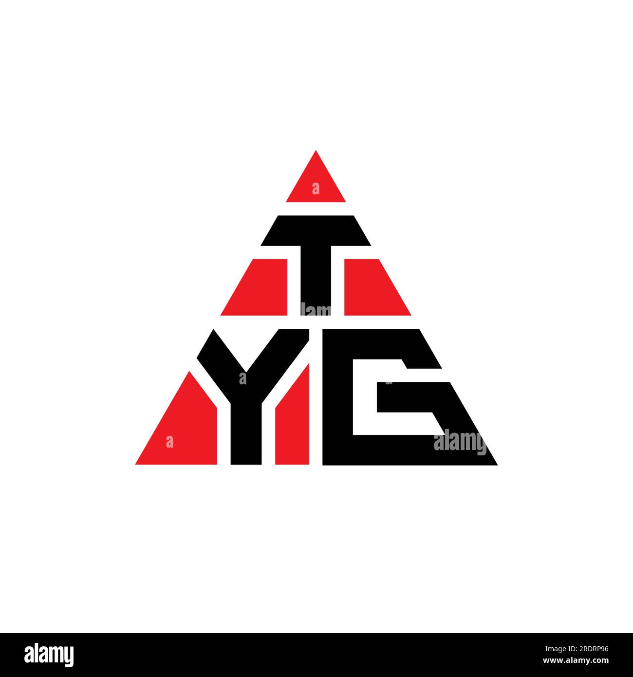 TYG triangle letter logo design with triangle shape. TYG triangle logo ...