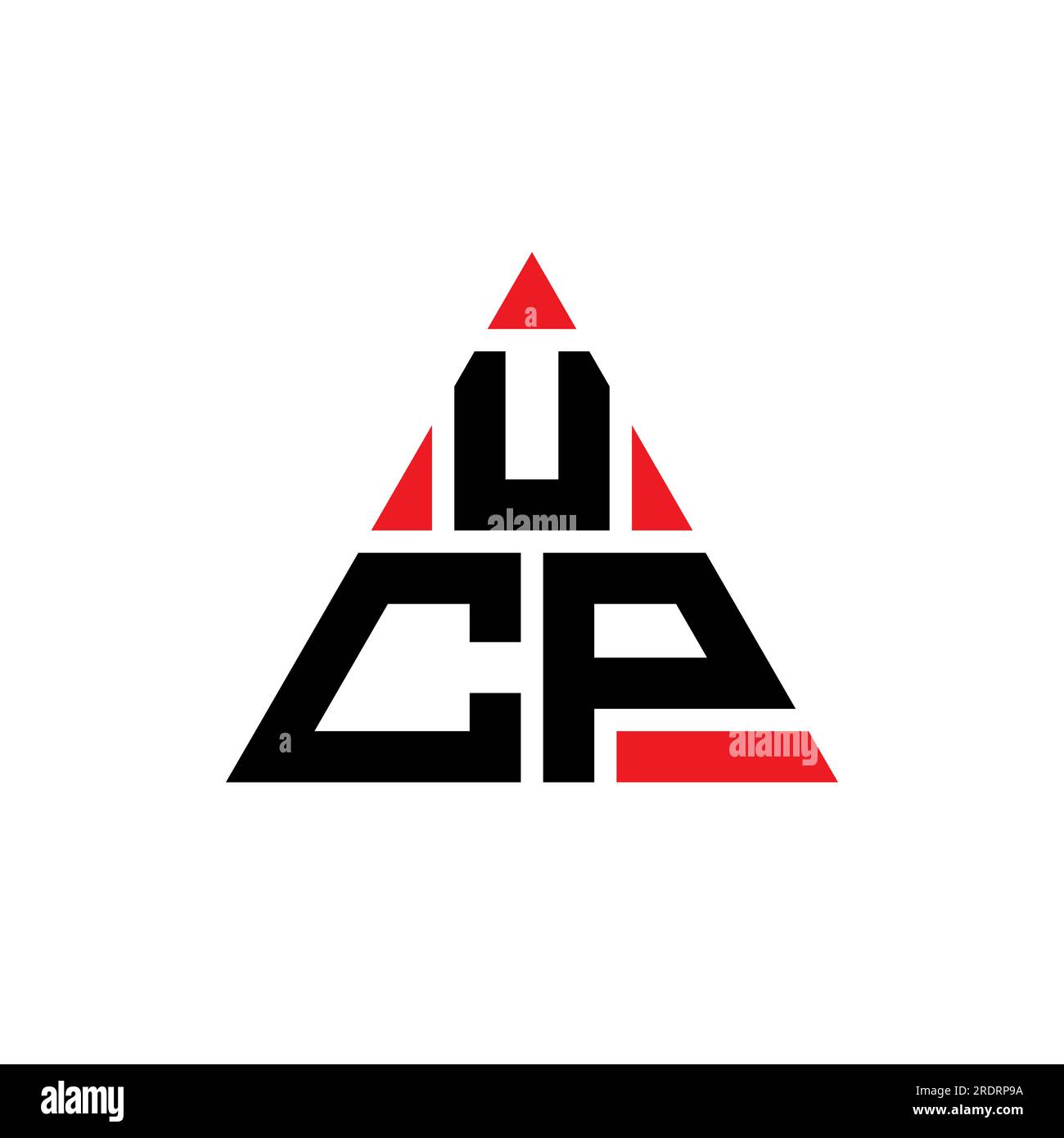 Ucp Triangle Letter Logo Design With Triangle Shape Ucp Triangle Logo Design Monogram Ucp