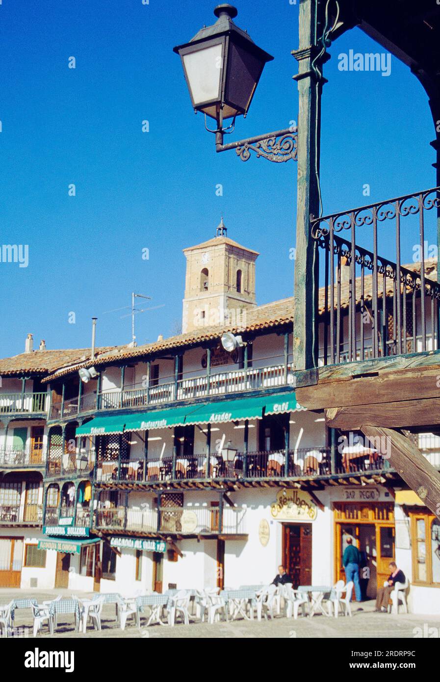 Plaza Mayor. Chinchon, Madrid province, Spain Stock Photo - Alamy