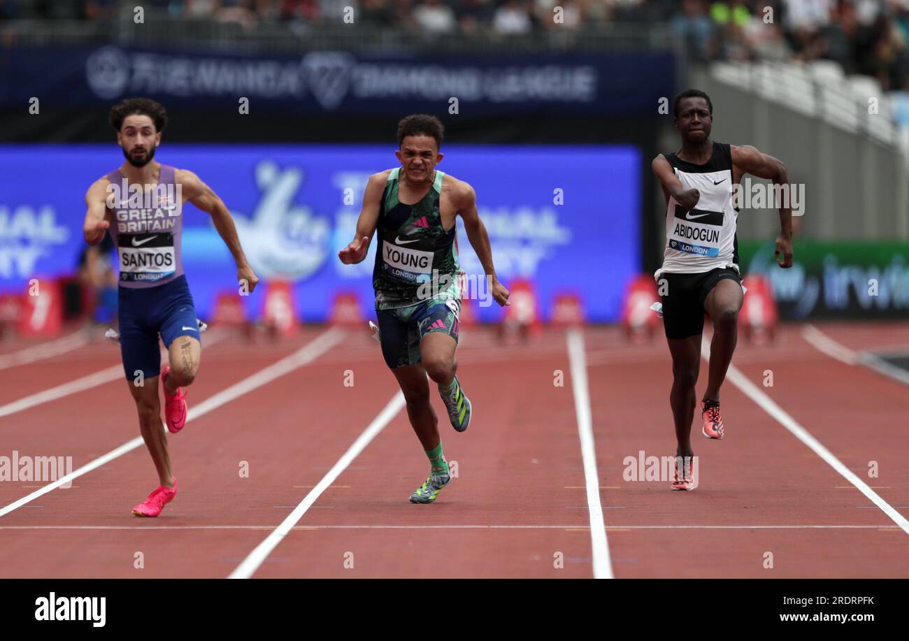 London, United Kingdom. 23 July, 2023. Great Britain's Kevin Santos ...