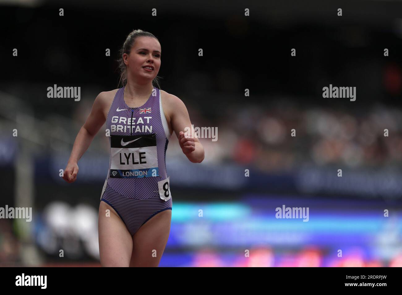 London, United Kingdom. 23 July, 2023. Great Britain's Maria Lyle after ...