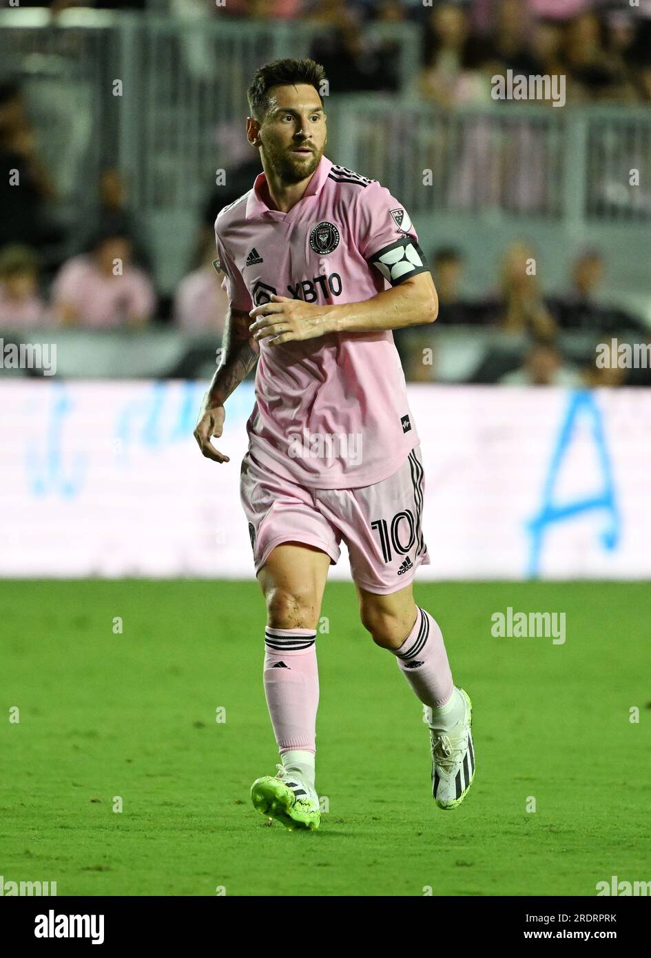 Fort Lauderdale FL, USA. 21st July, 2023. Lionel Messi of Inter Miami ...