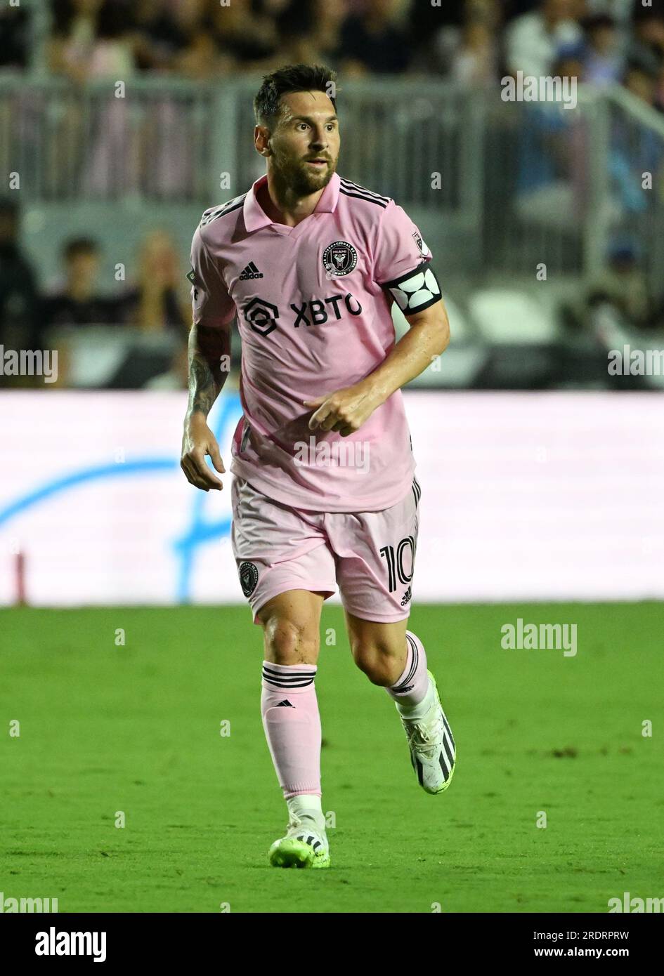 Fort Lauderdale FL, USA. 21st July, 2023. Lionel Messi of Inter Miami ...