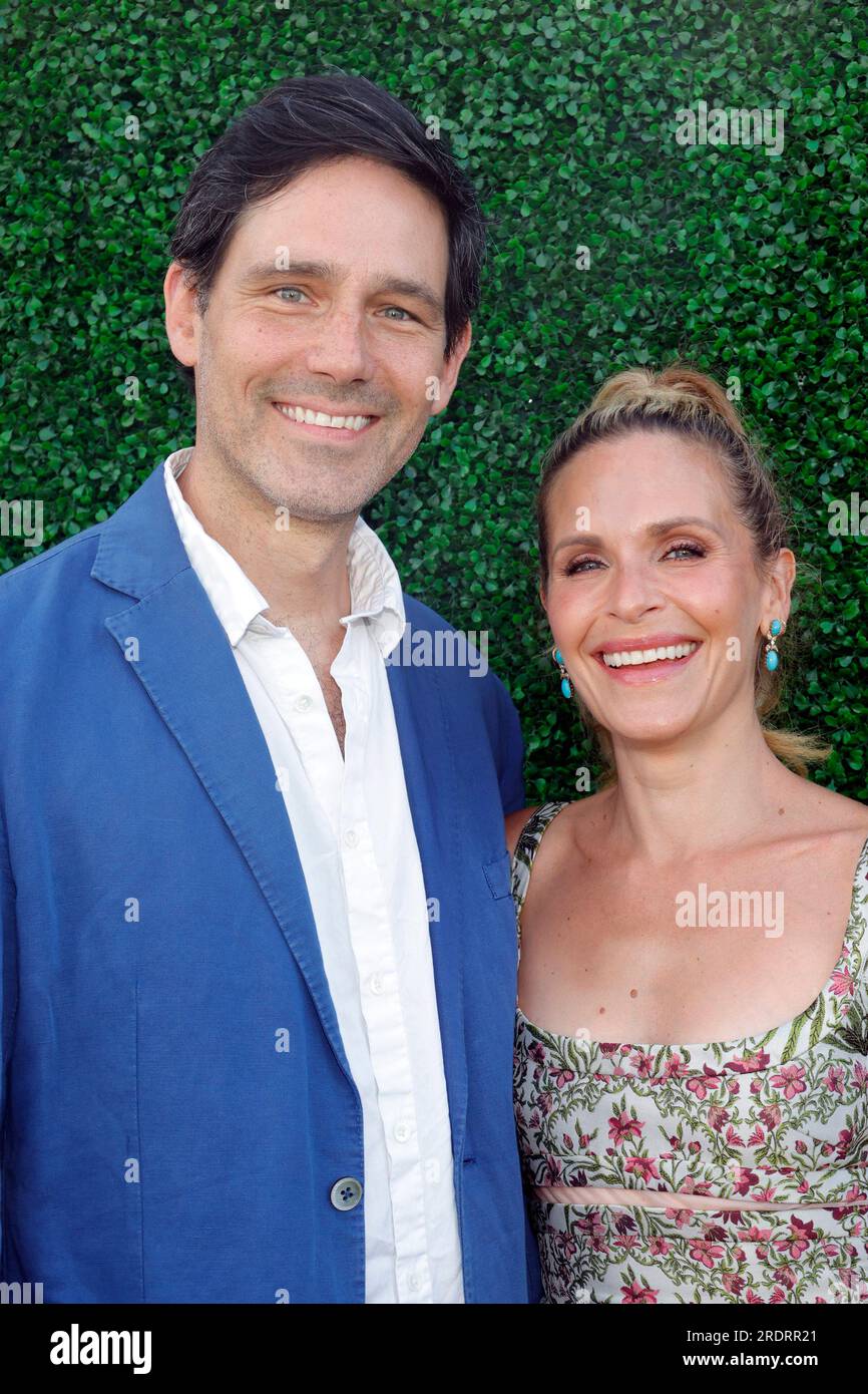 Dana Point, Ca. 22nd July, 2023. David Clayton Rogers, Sally Pressman ...