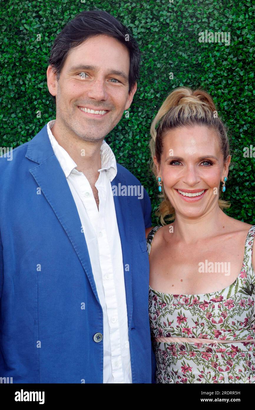 Dana Point, Ca. 22nd July, 2023. David Clayton Rogers, Sally Pressman ...