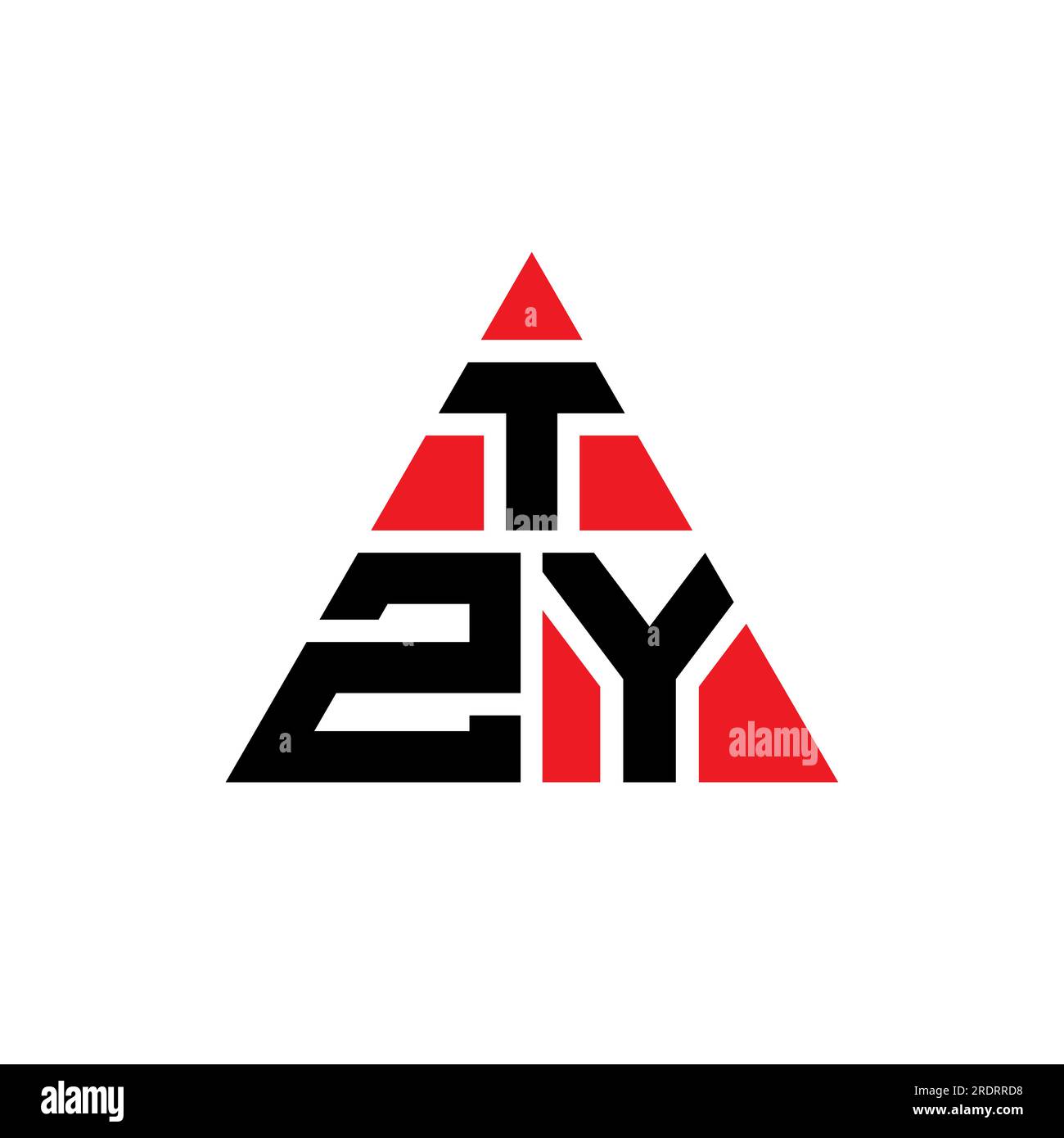 Tzy Triangle Letter Logo Design With Triangle Shape Tzy Triangle Logo Design Monogram Tzy