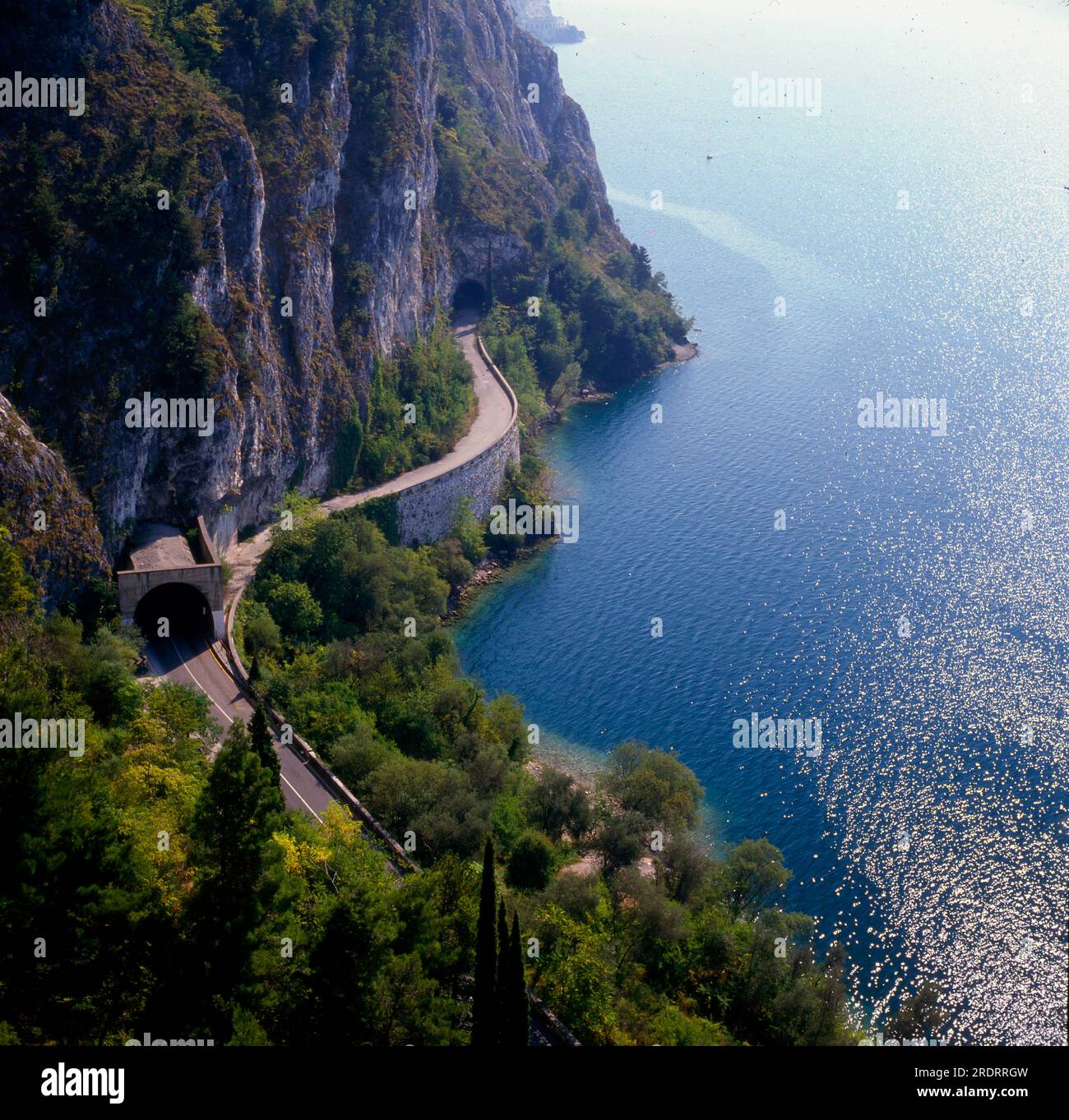 Road, West Coast Lake Garda, Italy Stock Photo - Alamy