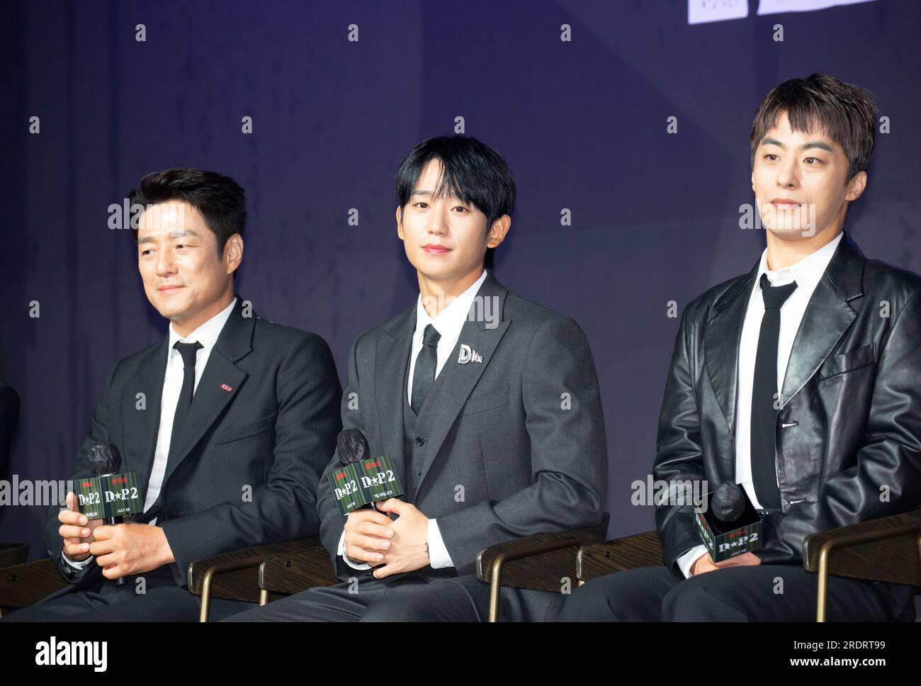 Ji Jin-Hee, Jung Hae-In and Koo Kyo-Hwan, July 18, 2023 : (L-R) South ...