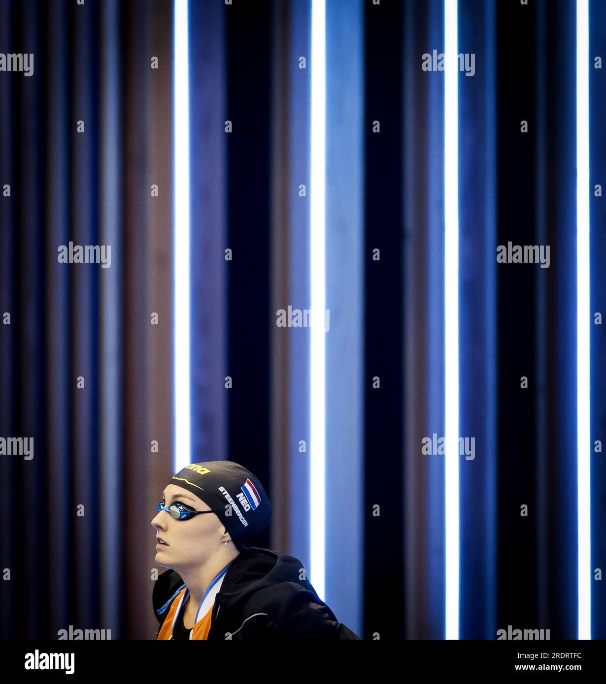 Competitive swimming title battle hi-res stock photography and images ...