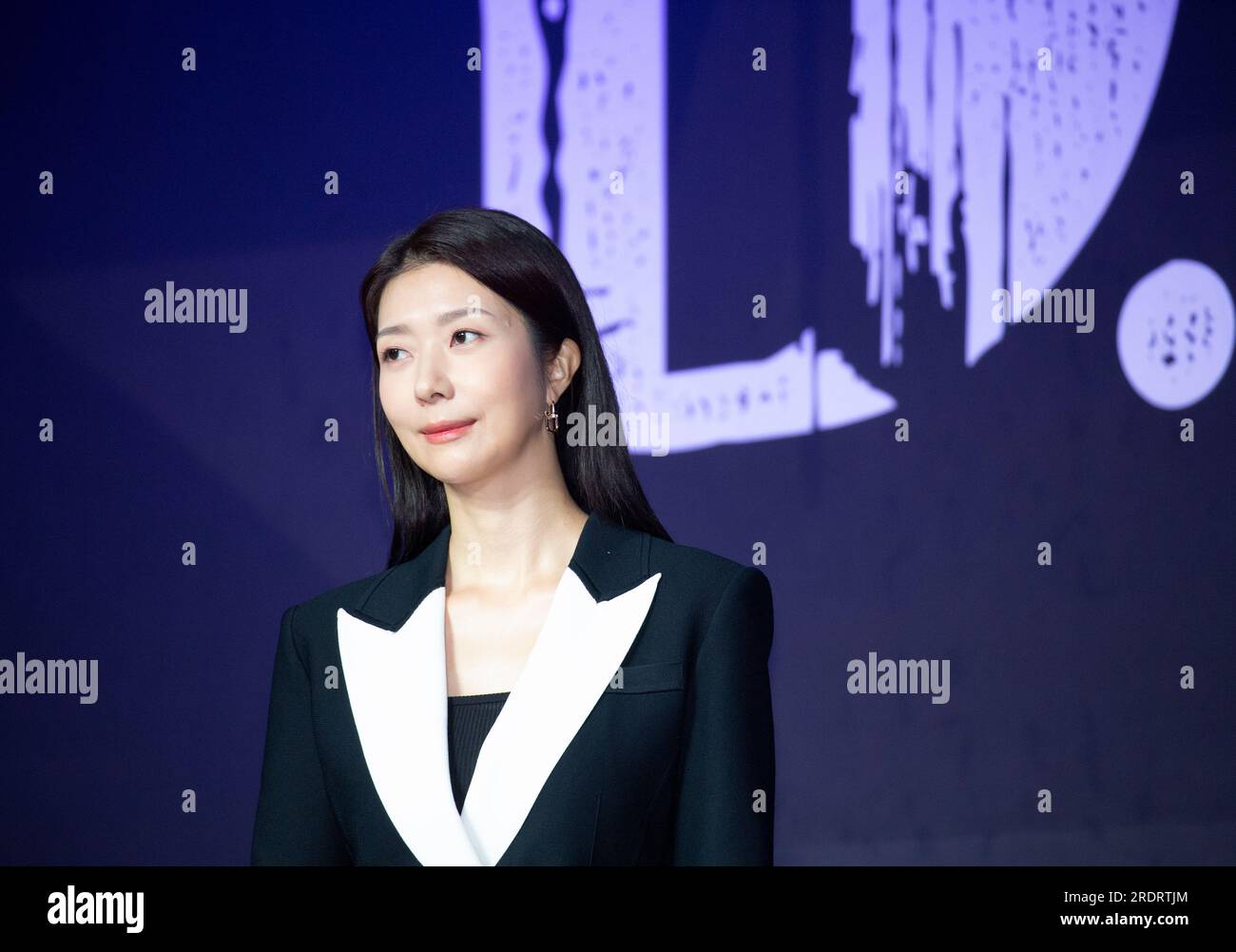 Kim Ji-Hyun, July 18, 2023 : South Korean actress Kim Ji-Hyun attends a ...