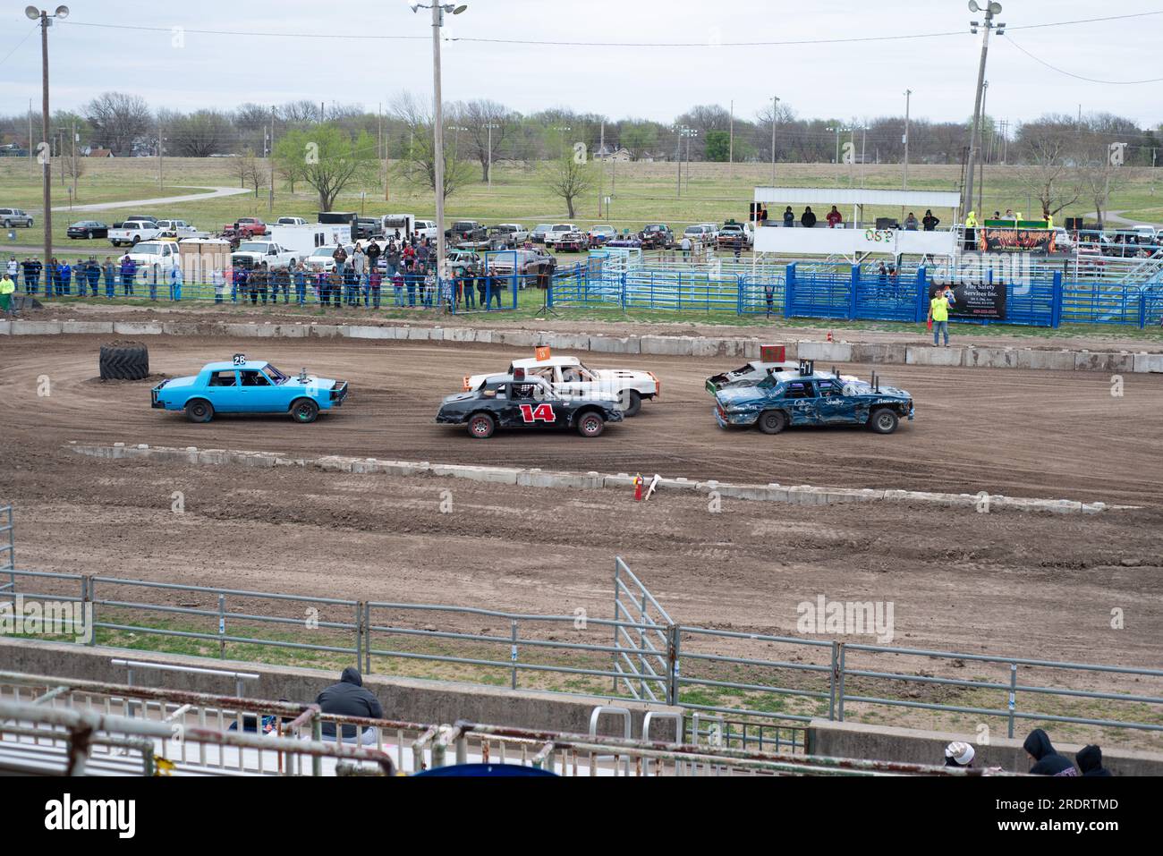Demolition derby car hi-res stock photography and images - Alamy