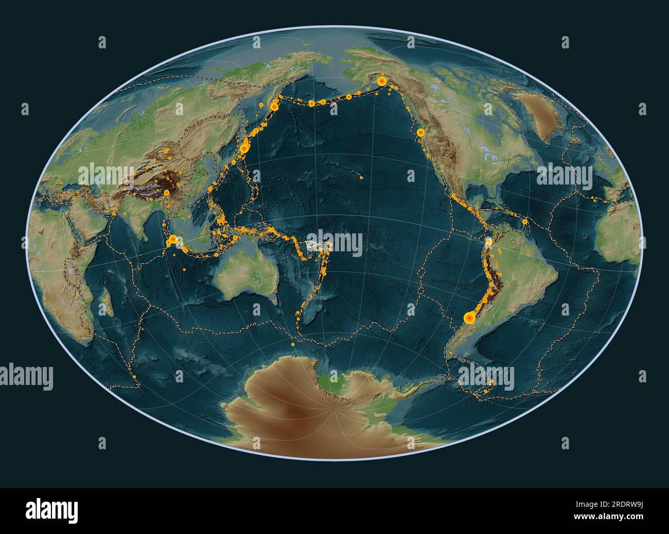 Balmoral Reef Tectonic Plate On The Wiki Style Elevation Map In The Fahey Oblique Projection