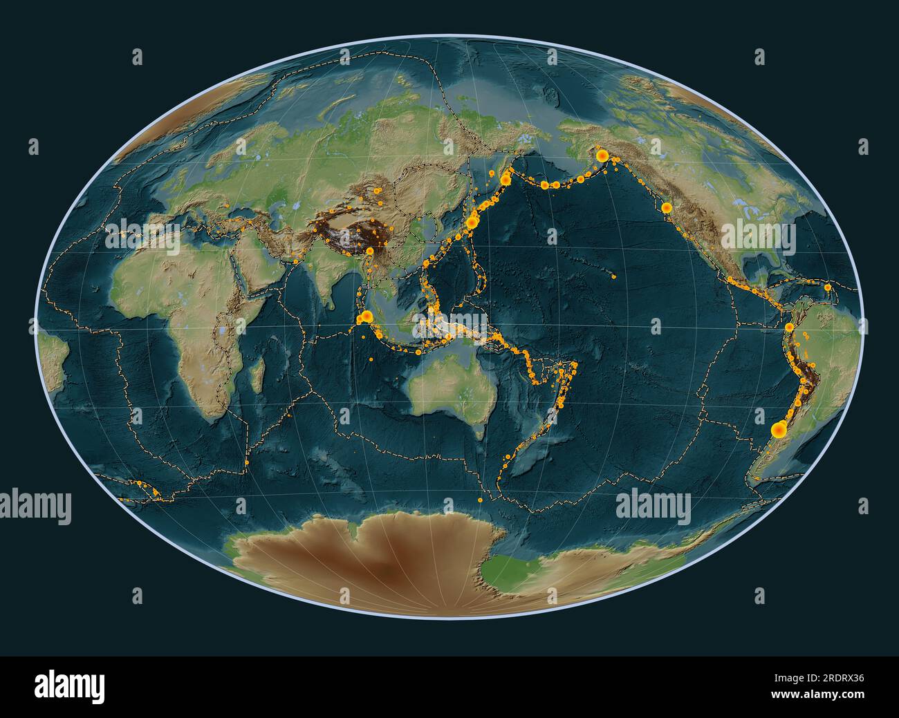 Birds Head Tectonic Plate On The Wiki Style Elevation Map In The Fahey Oblique Projection